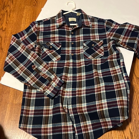 Sears | Shirts | Sears Vintage Plaid Flannel Shirt | Poshmark